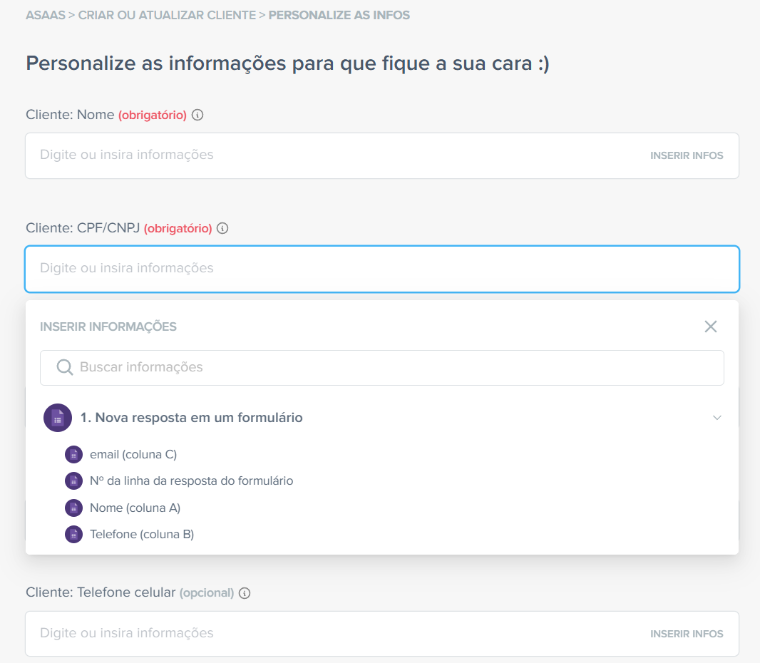Asaas Google Forms - Como integrar com os formulários do Google – Asaas